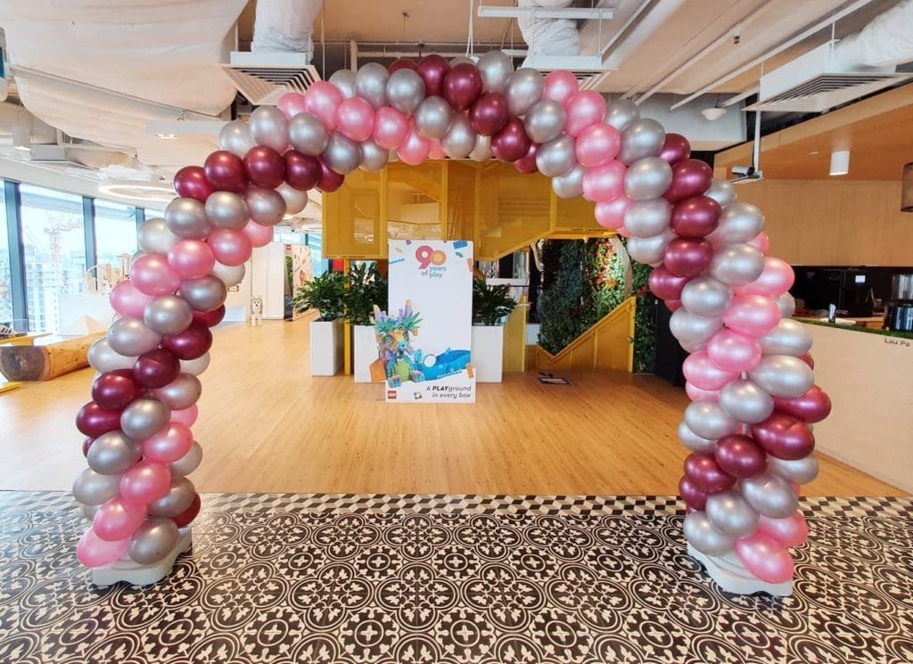 Standard Balloon Arch Spiral Design