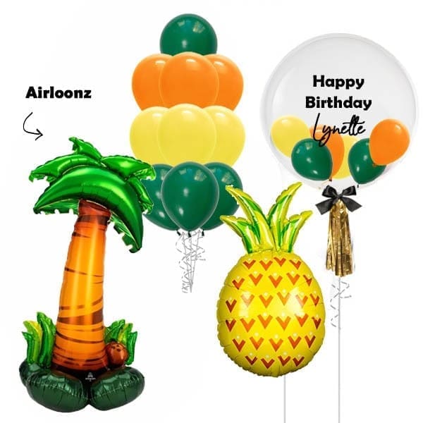 Tropical Pineapple Mega Balloon Package