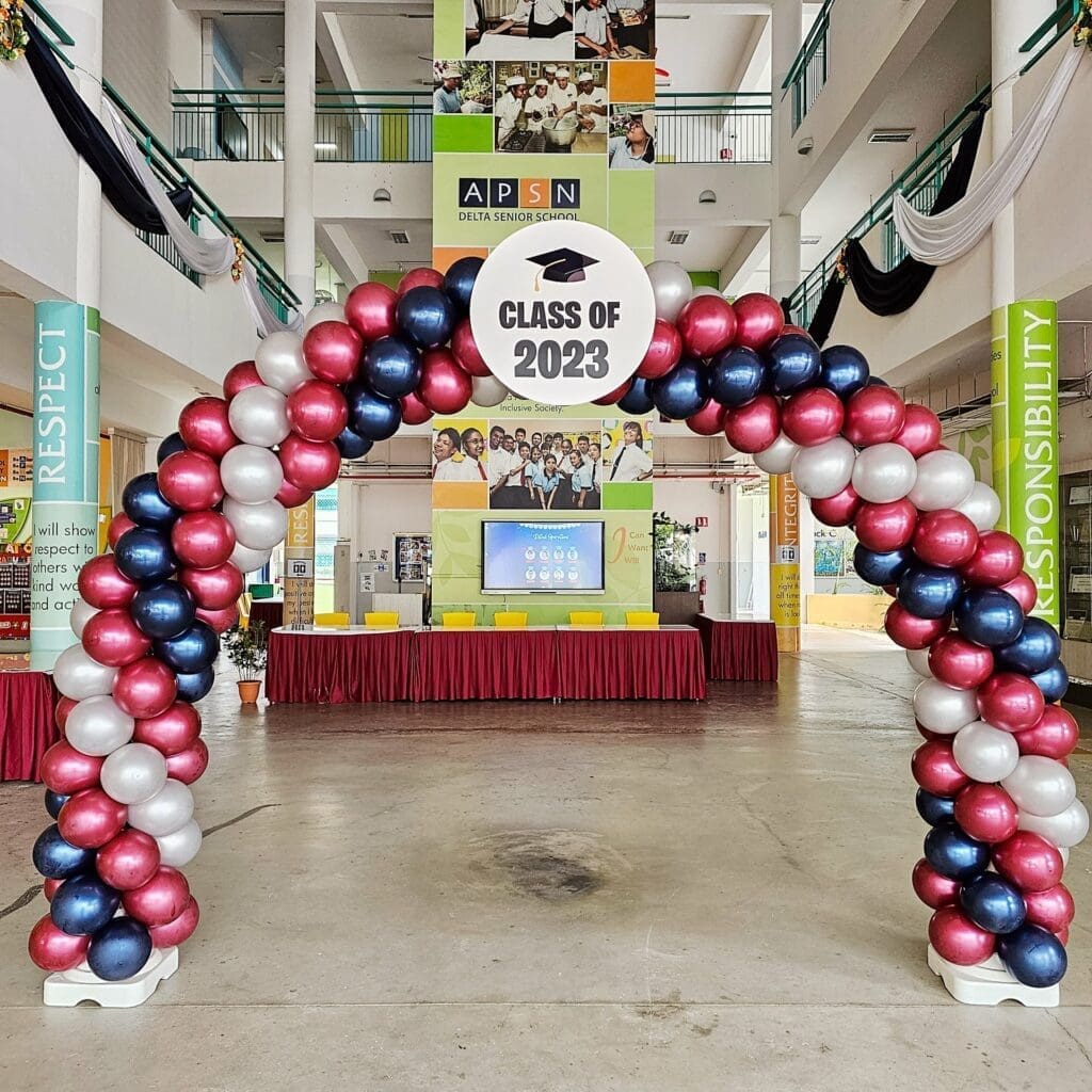Standard Balloon Arch Spiral Design
