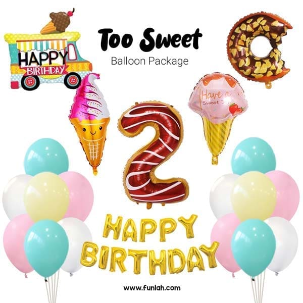 Too Sweet Balloon Package - funlah.com